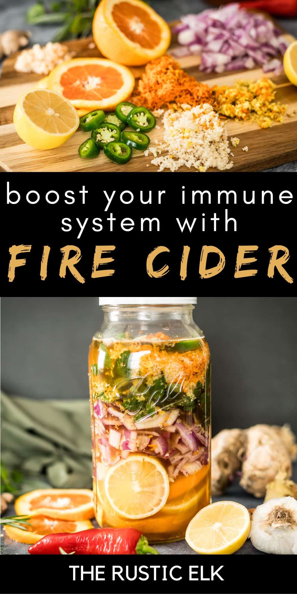 Traditional Homemade Fire Cider Recipe | The Rustic Elk