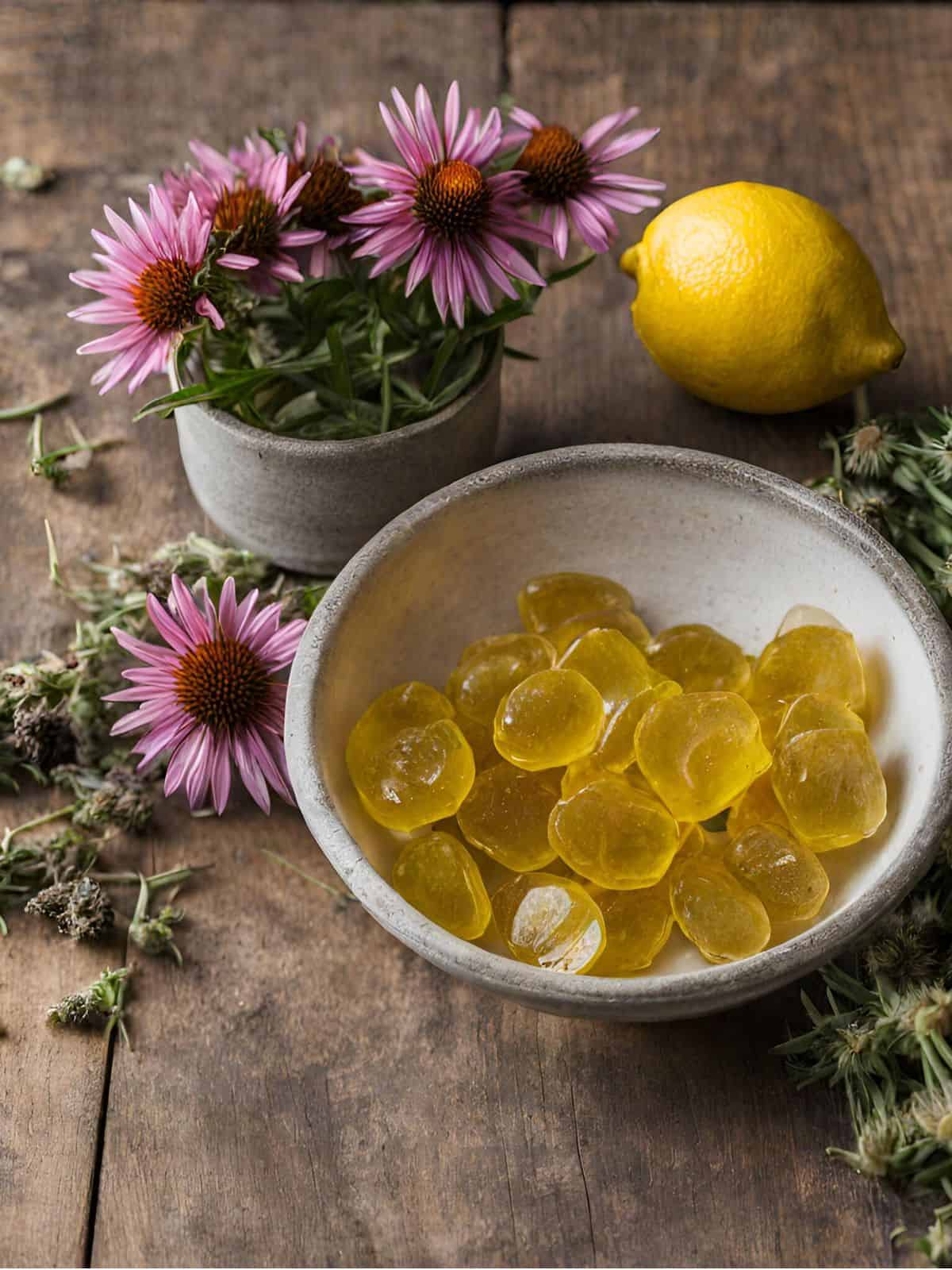 Herbal Homemade Cough Drops With Honey & Lemon | The Rustic Elk